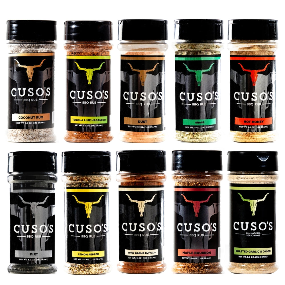 Cuso's Variety 10 Pack Seasonings – Cuso Cuts