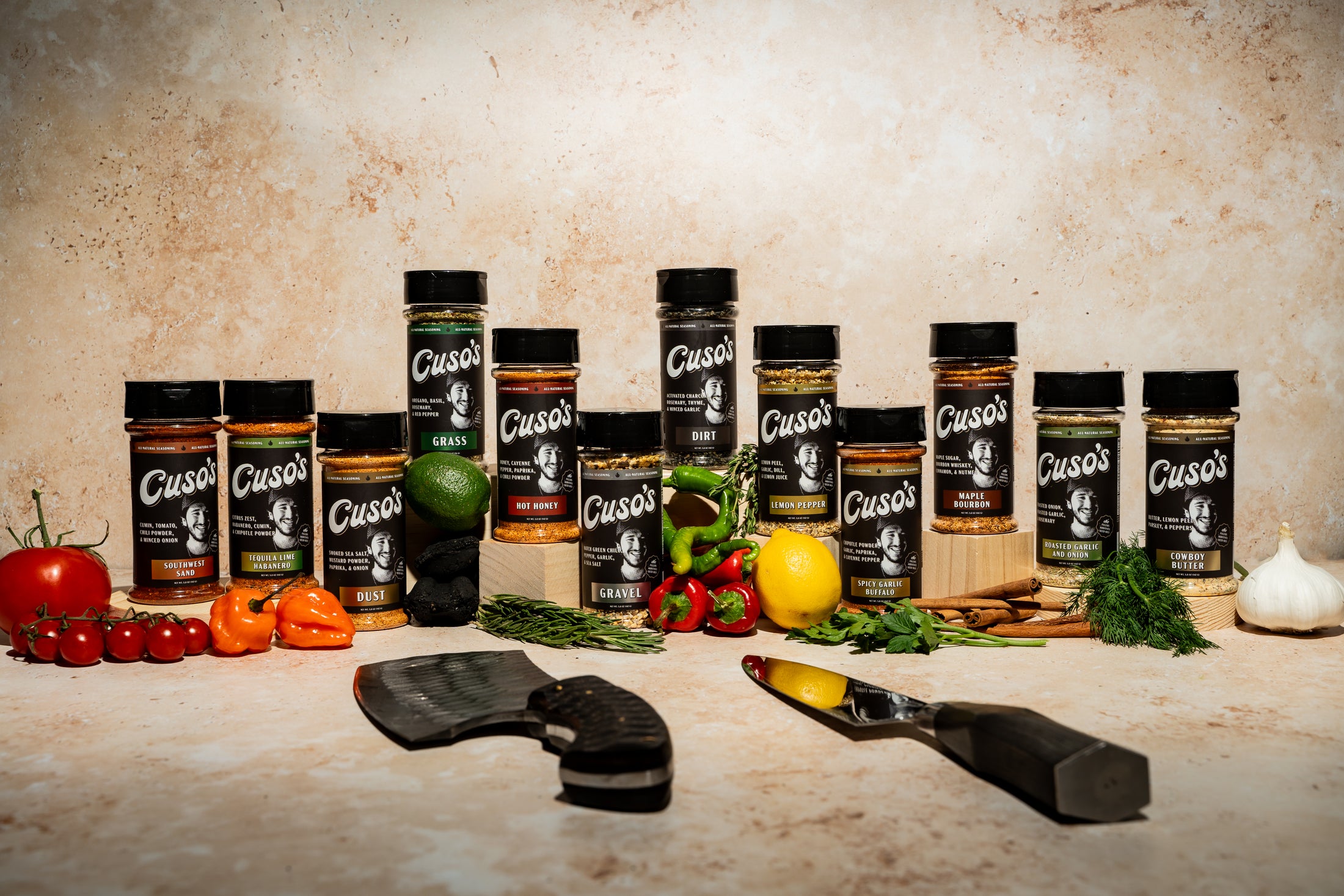 Cuso Cuts Executive Damascus Steel Chef Knife