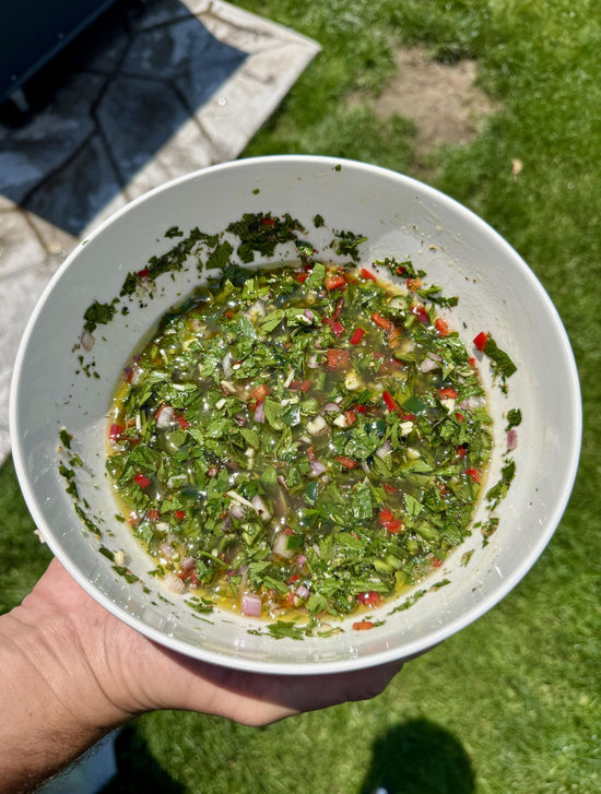 Chef Cuso’s Authentic Argentine Chimichurri Sauce – Cuso Cuts