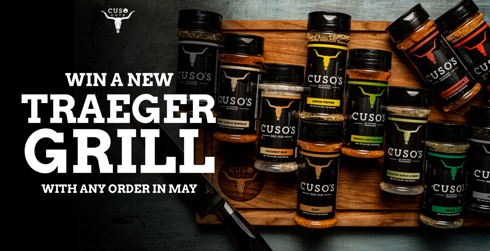 Chef Cuso's All-Natural Seasonings and Knives – Cuso Cuts